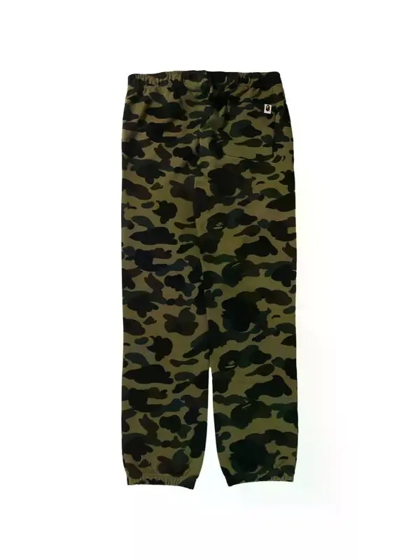 A BATHING APE Shark Camouflage-print Track Pants - Green