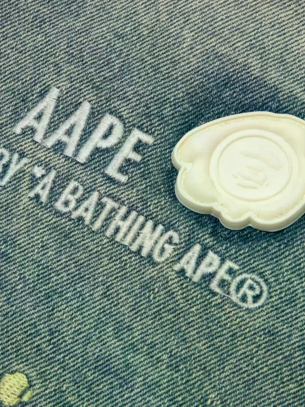 AAPE BY *A BATHING APE Hooded Denim Jacket