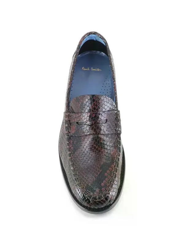 Paul Smith Snake-effect 'laida' Penny Loafers