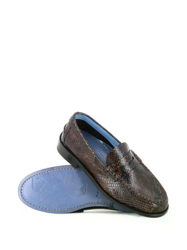 Paul Smith Snake-effect 'laida' Penny Loafers