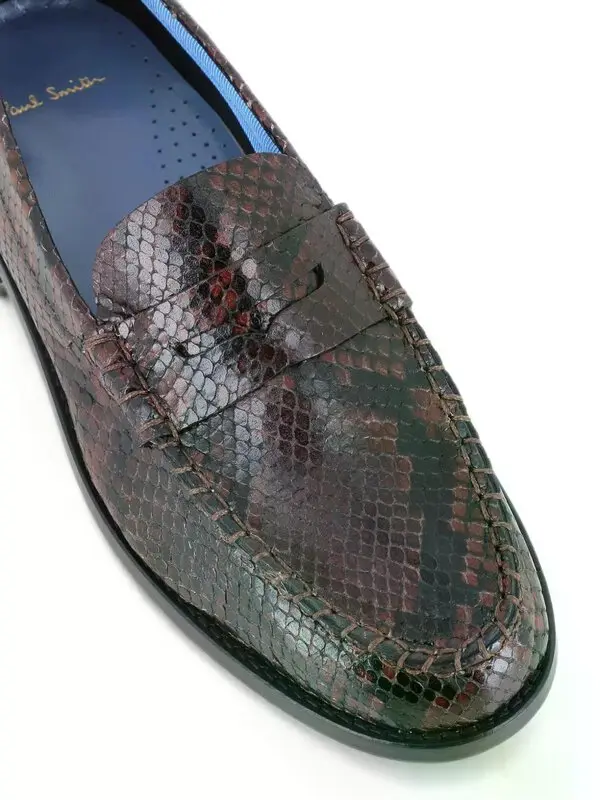 Paul Smith Snake-effect 'laida' Penny Loafers