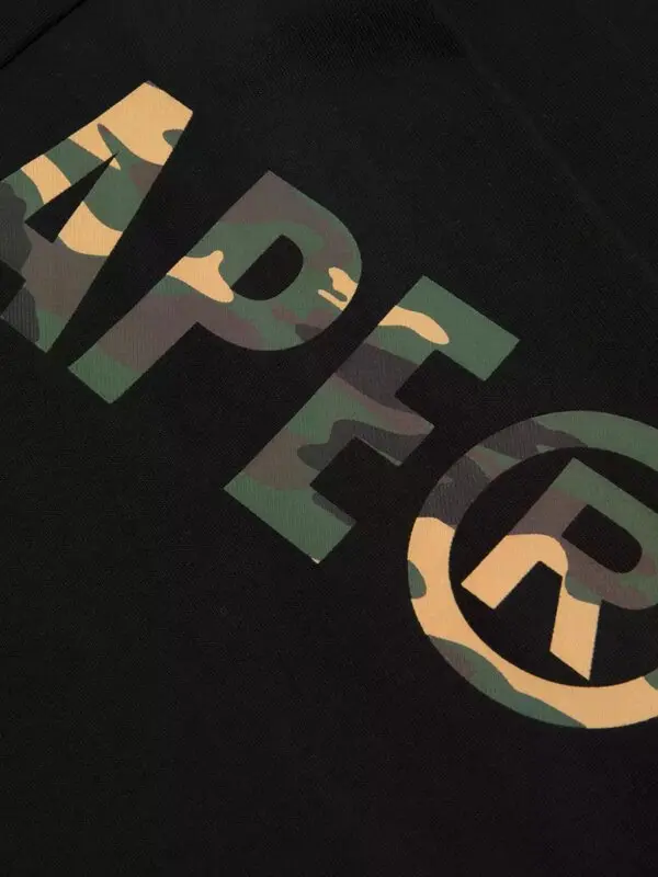 AAPE BY *A BATHING APE Camouflage-print Logo-print Sweater