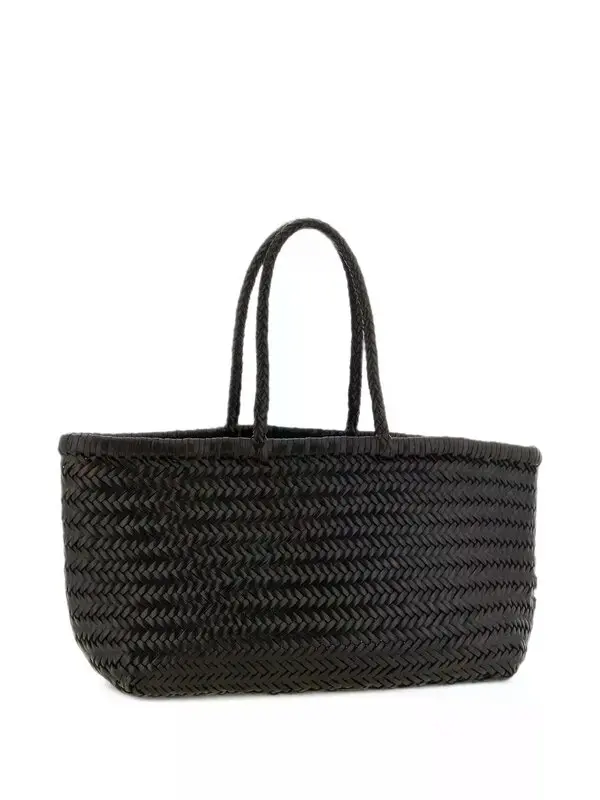 Dragon Diffusion Big Bamboo Triple Jump Woven Leather Shoulder Bag