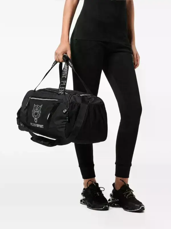 PLEIN SPORT Tiger-motif Duffle Bag