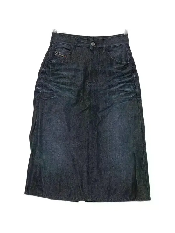 DIESEL® Faded Denim Skirt