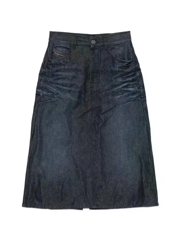 DIESEL® Faded Denim Skirt - Blue