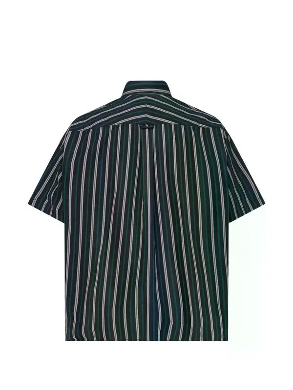 Mihara Yasuhiro Stripe-print Short-sleeve Shirt