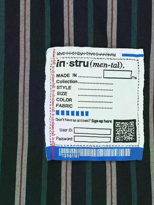 Mihara Yasuhiro Stripe-print Short-sleeve Shirt