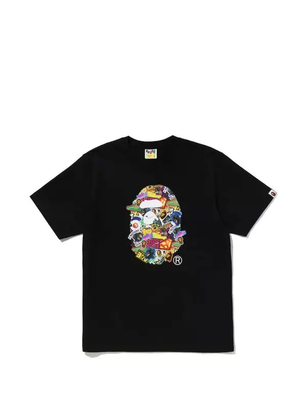 A BATHING APE Ape Head Graphic-print T-shirt
