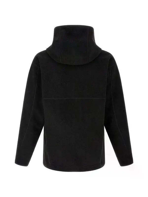 Herno Hooded Textured Jacket - Black