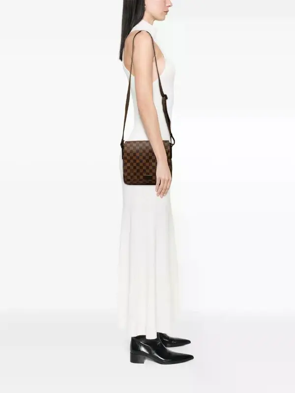 LOUIS VUITTON 2016 Damier Ebene District Pm Crossbody Bag
