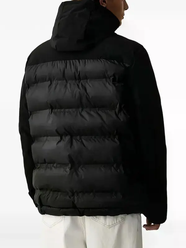 Karl Lagerfeld Quilted Zip-up Hooded Jacket
