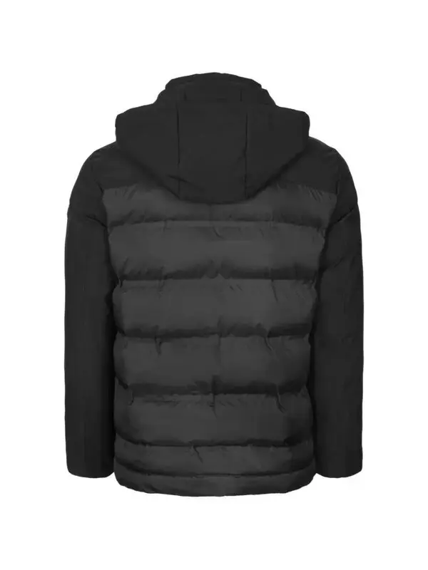 Karl Lagerfeld Quilted Zip-up Hooded Jacket