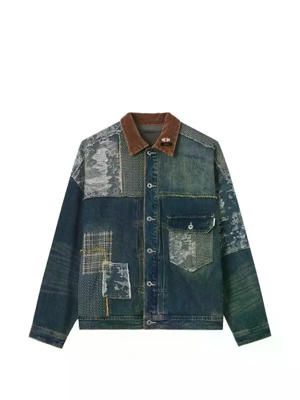 MUSIUM DIV. Patchwork Denim Jacket