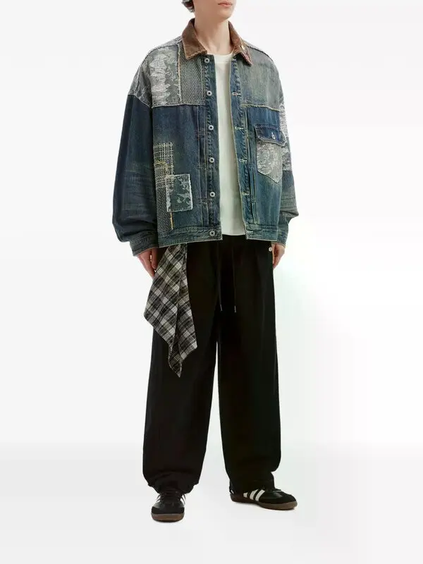 MUSIUM DIV. Patchwork Denim Jacket