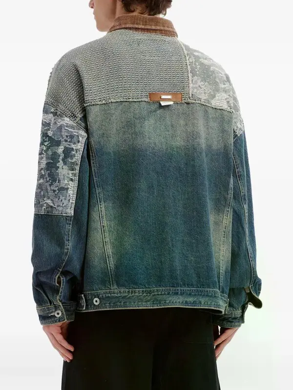 MUSIUM DIV. Patchwork Denim Jacket