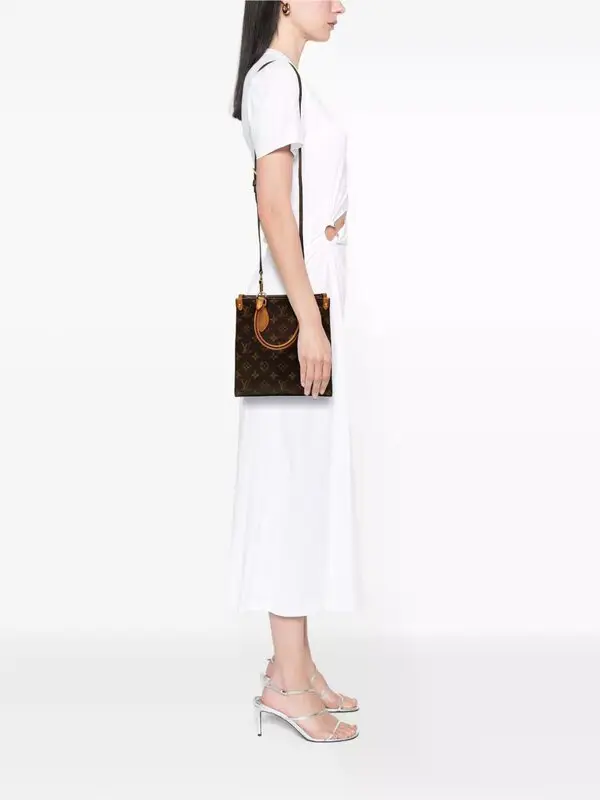 LOUIS VUITTON 2021-2026 Monogram Sac Plat Bb Satchel