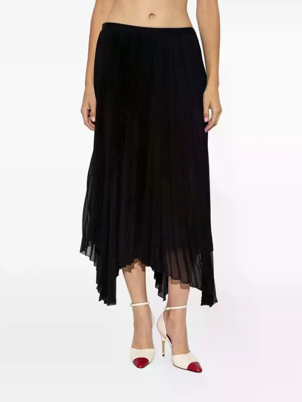 Valentino Garavani Pleated Asymmetric Skirt