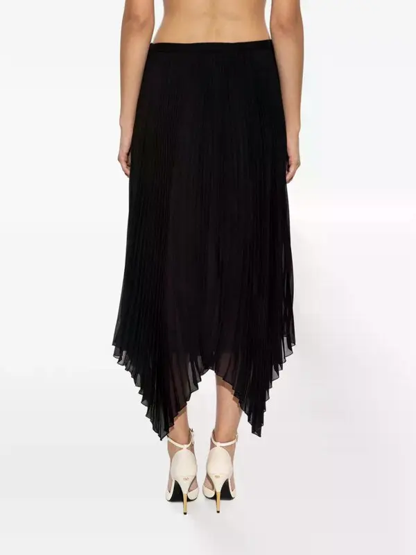 Valentino Garavani Pleated Asymmetric Skirt