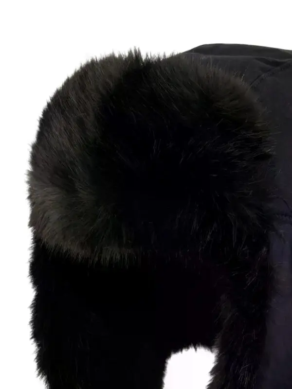 BY MALENE BIRGER Rolla Faux-fur Trim Hat - Black