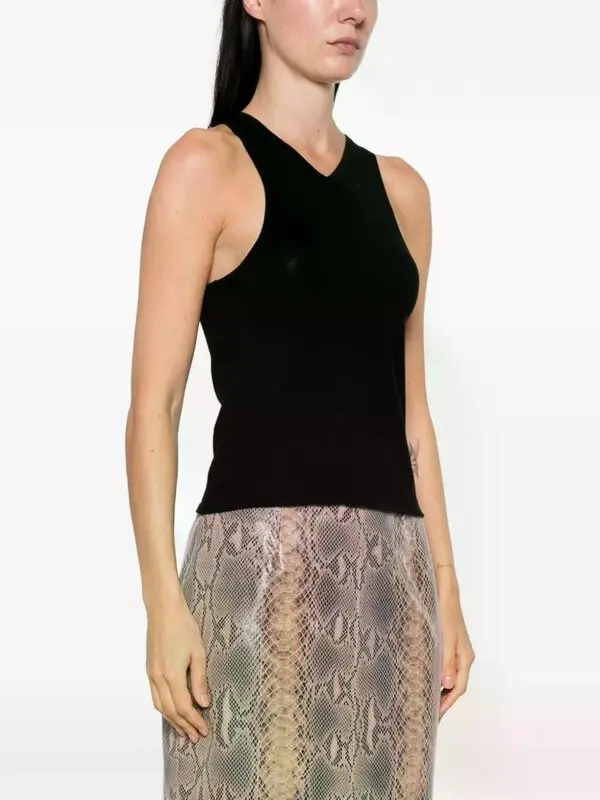 EMERSON RENALDI Sleeveless V-neck T-shirt