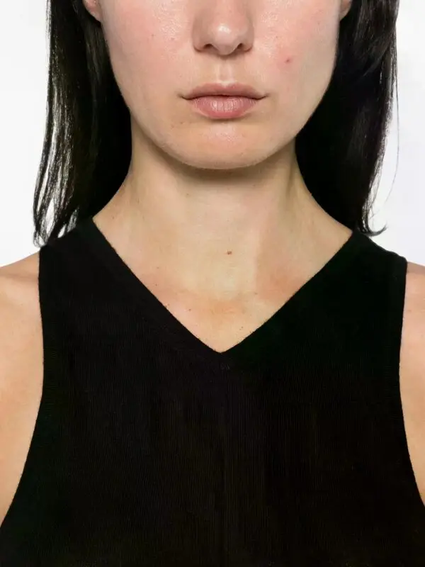 EMERSON RENALDI Sleeveless V-neck T-shirt