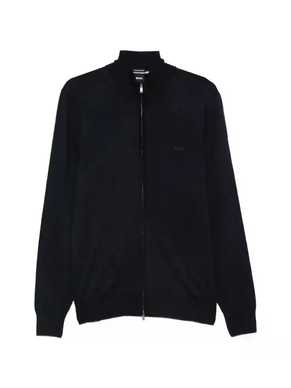 BOSS Balonso Zip-up Cardigan