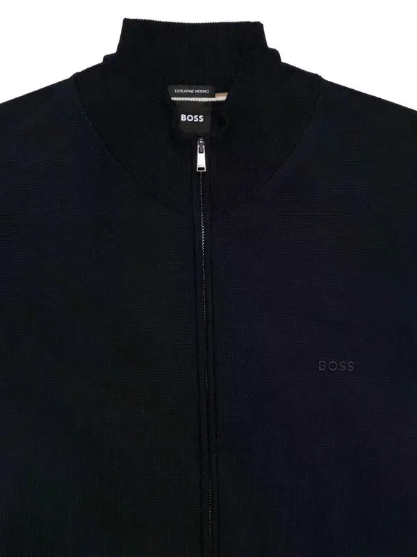 BOSS Balonso Zip-up Cardigan