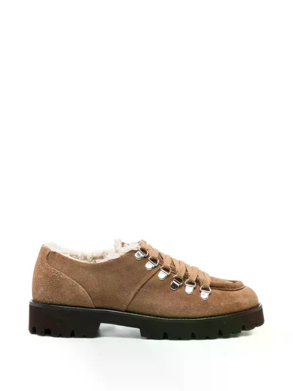 Peserico Suede Shearling-lined Sneakers