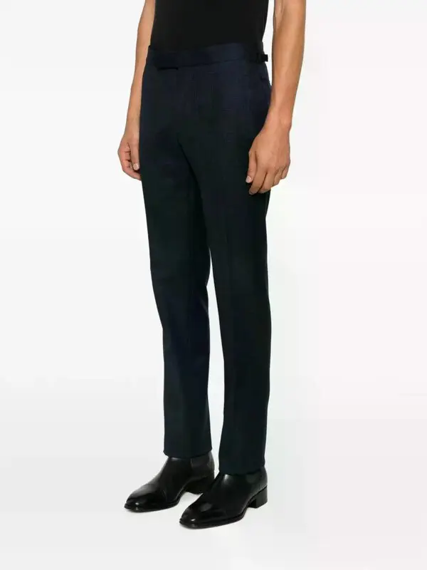 TOM FORD Shelton Check-pattern Trousers