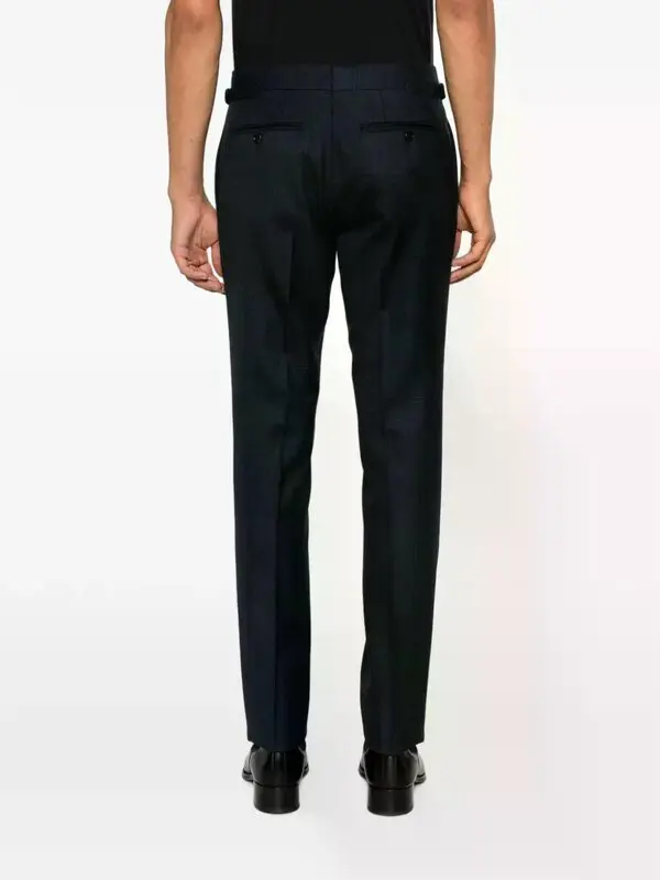TOM FORD Shelton Check-pattern Trousers