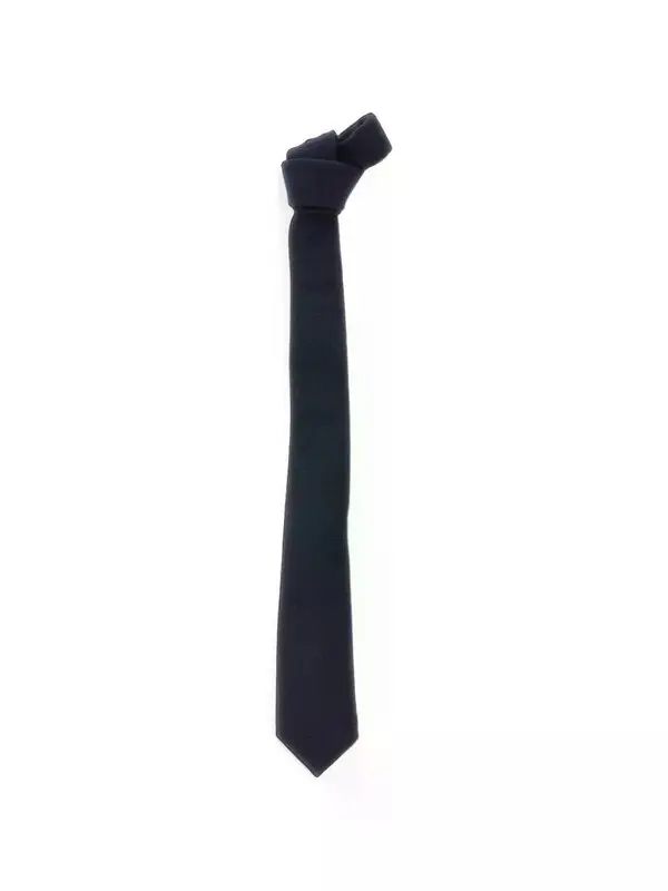 Burberry Check Wool Cashmere Tie