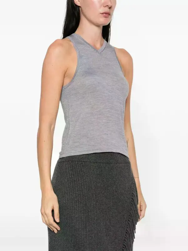 EMERSON RENALDI Sleeveless V-neck T-shirt