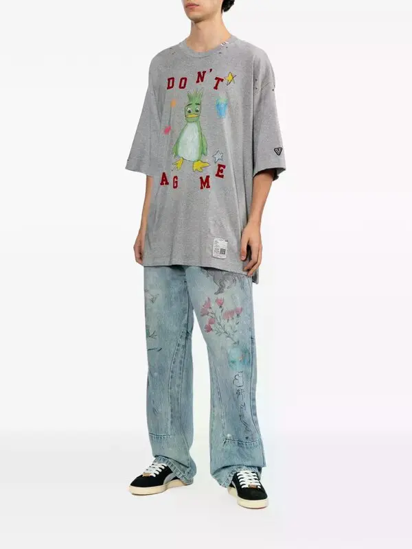 Mihara Yasuhiro Leon Doodle Printed T-shirt