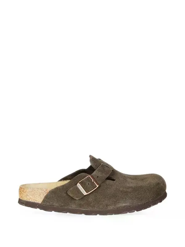 BIRKENSTOCK Boston Buckle-fastening Mules - Green