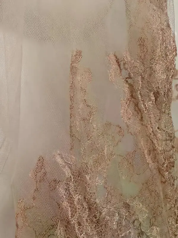 Valentino Garavani Lace-trimmed Tulle Scarf