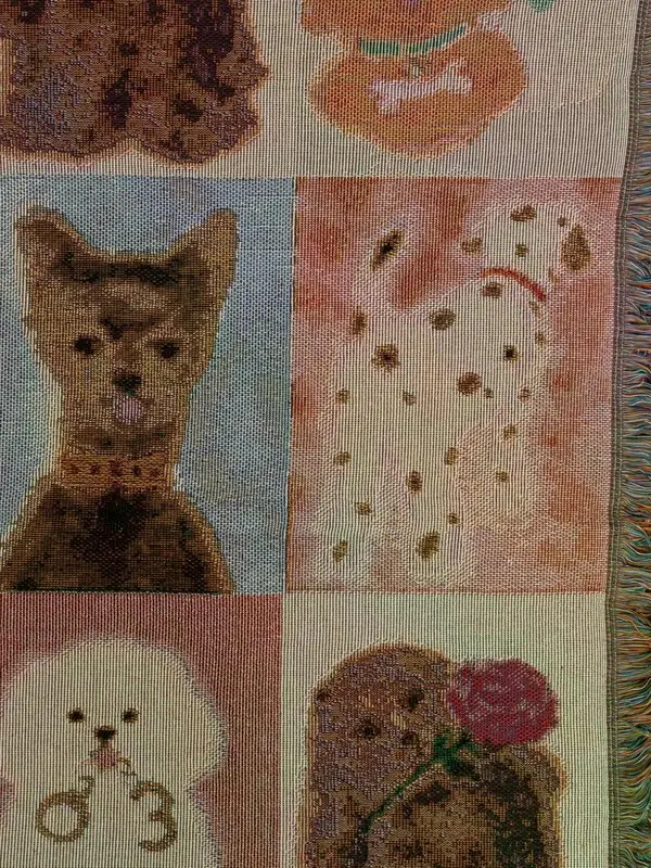 CARNE BOLLENTE Graphic-print Fringed Blanket
