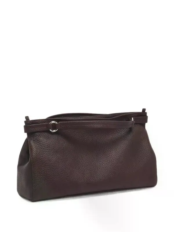 Orciani Midi Grained Leather Tote Bag