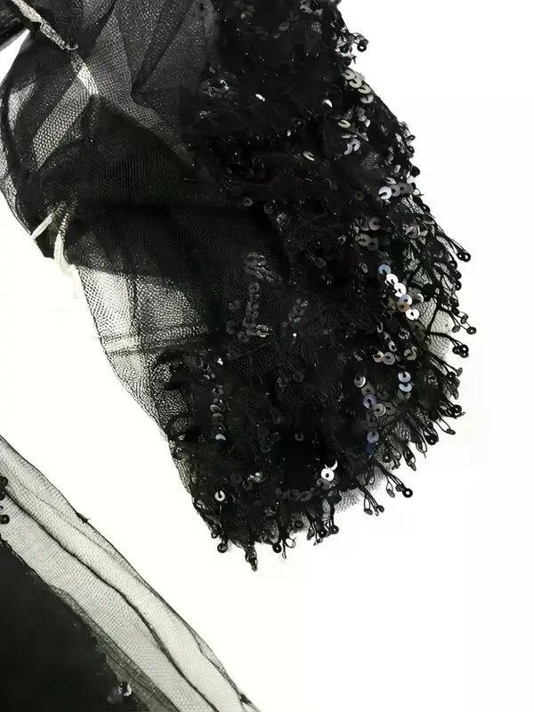 Valentino Garavani Sequin-embellished Ruffled Midi Dress