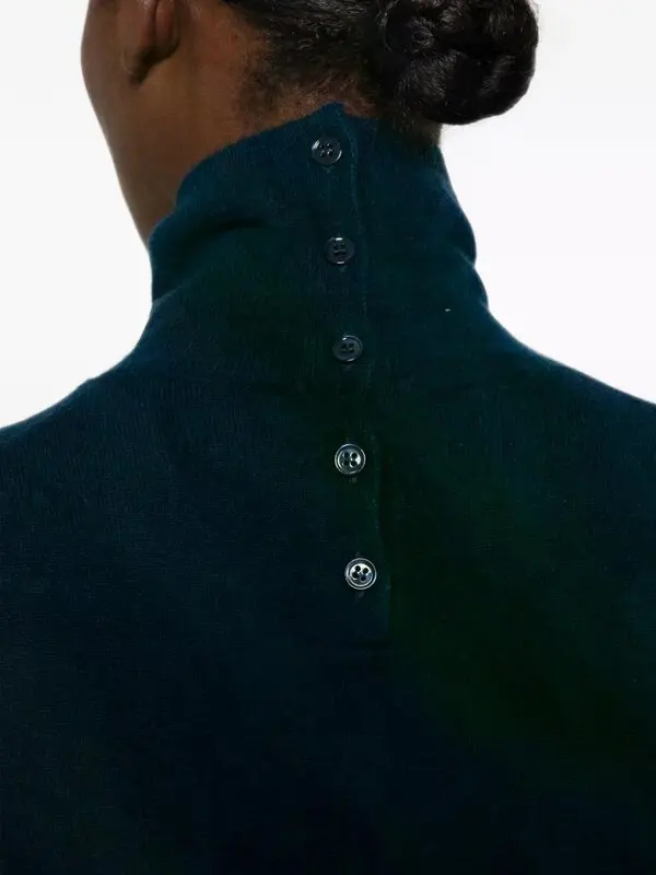 Erika Cavallini Boris Button-back Roll-neck Sweater