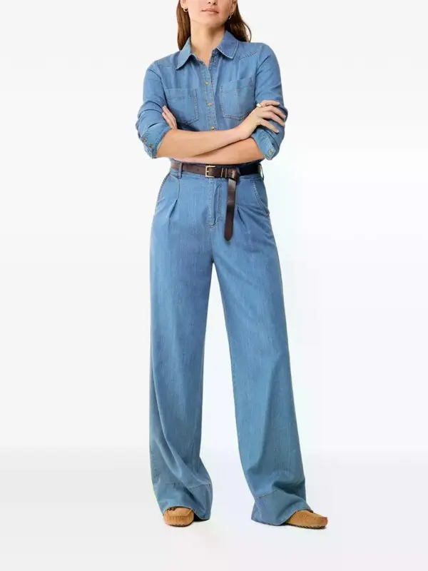 PENNYBLACK Pleated Wide-leg Jeans