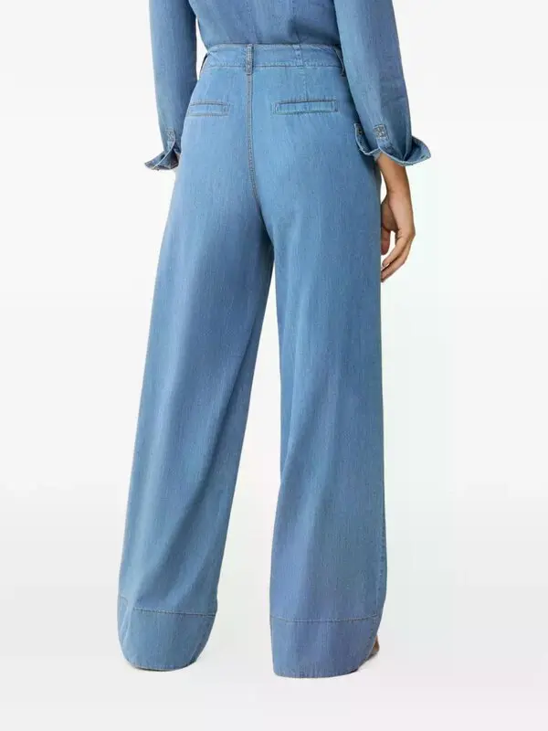 PENNYBLACK Pleated Wide-leg Jeans