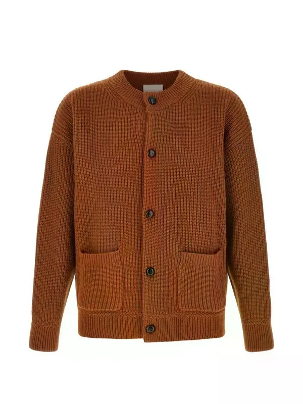 MARANT Mael Ribbed-knit Cardigan