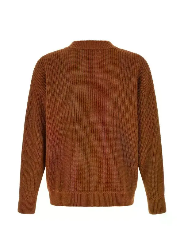 MARANT Mael Ribbed-knit Cardigan