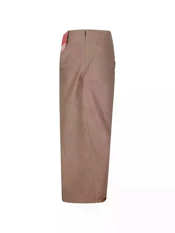 DIESEL® Draped-detail Wrap Maxi Skirt