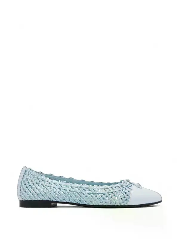 Tory Burch Cap-toe Ballet Flats - Blue