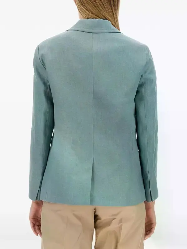 Max Mara Socrates Pocket Blazer - Blue