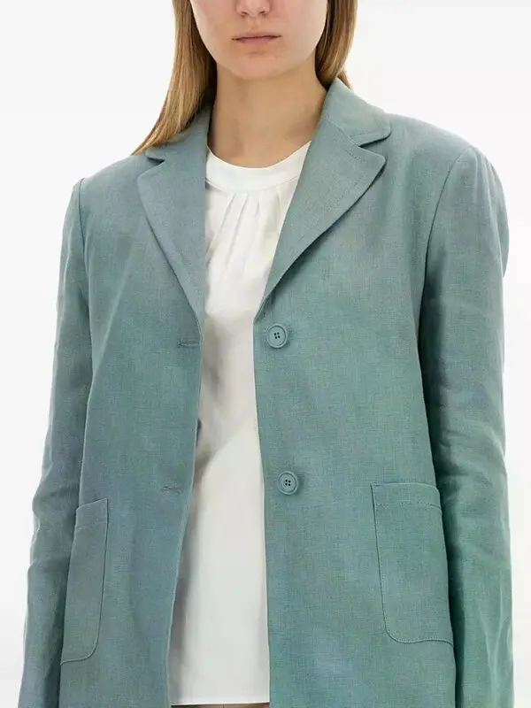 Max Mara Socrates Pocket Blazer - Blue