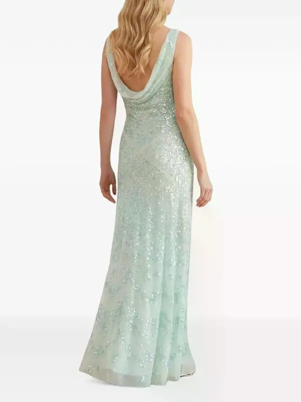 NEEDLE & THREAD Freya Sequin-embellished Gown