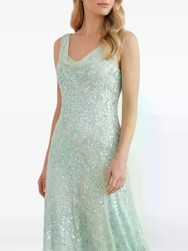 NEEDLE & THREAD Freya Sequin-embellished Gown
